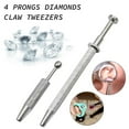 2Pcs Piercing Ball Grabber, 4 Prongs Jewelers Pick up Tool Electronic ...