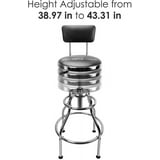 Olympia Tools 82-738 Adjustable Hydraulic Work Stool for Home and Bar ...