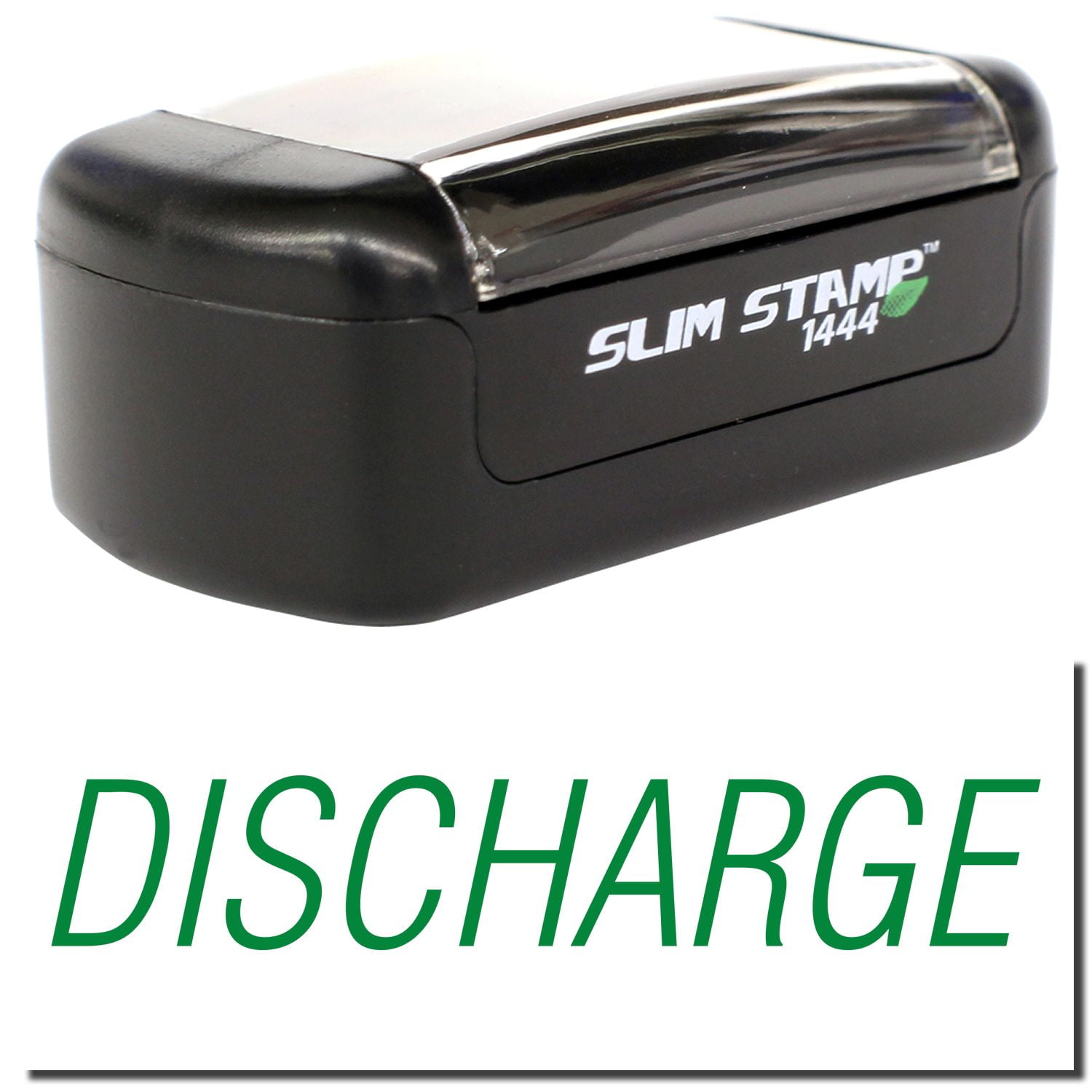 Slim Pre-Inked Discharge Stamp, Slim 1444, Ultra Slim Design ...