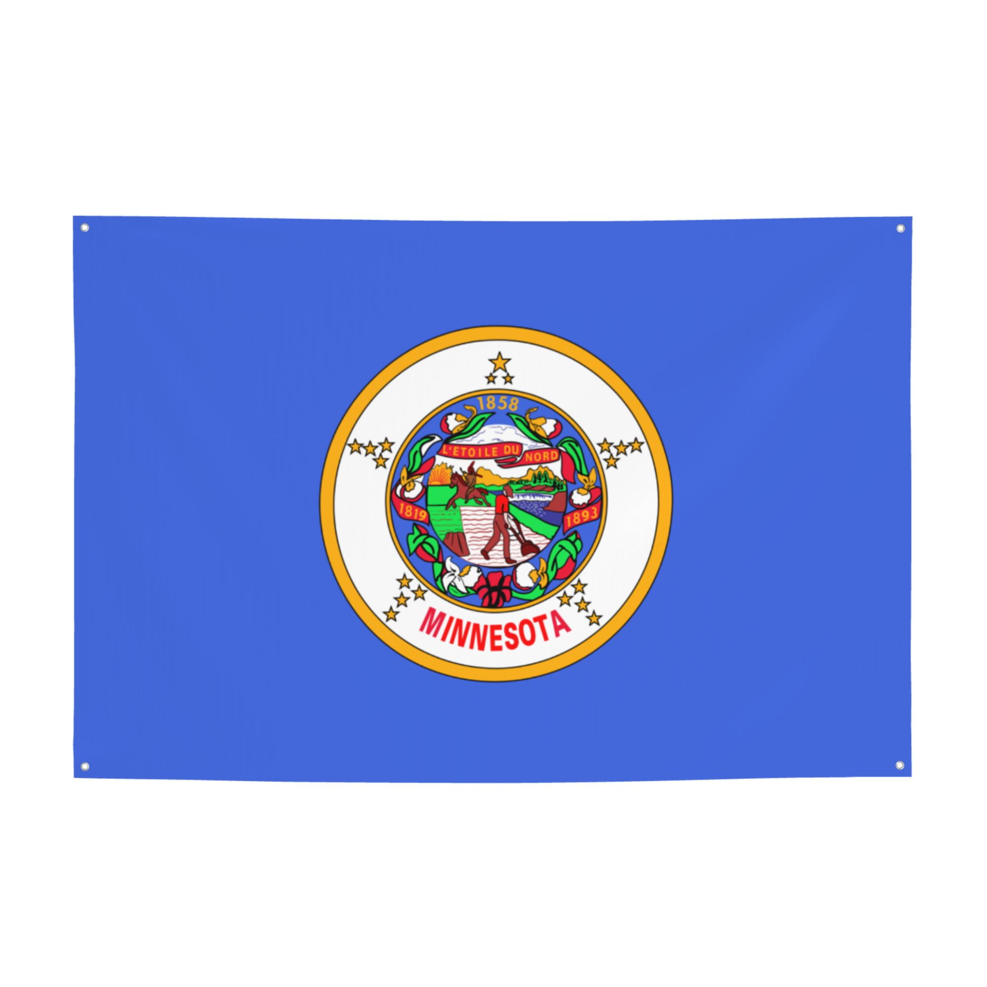 Minnesota State Seal Flag Sign Banner, Hanging Banners Backdrop Festive ...