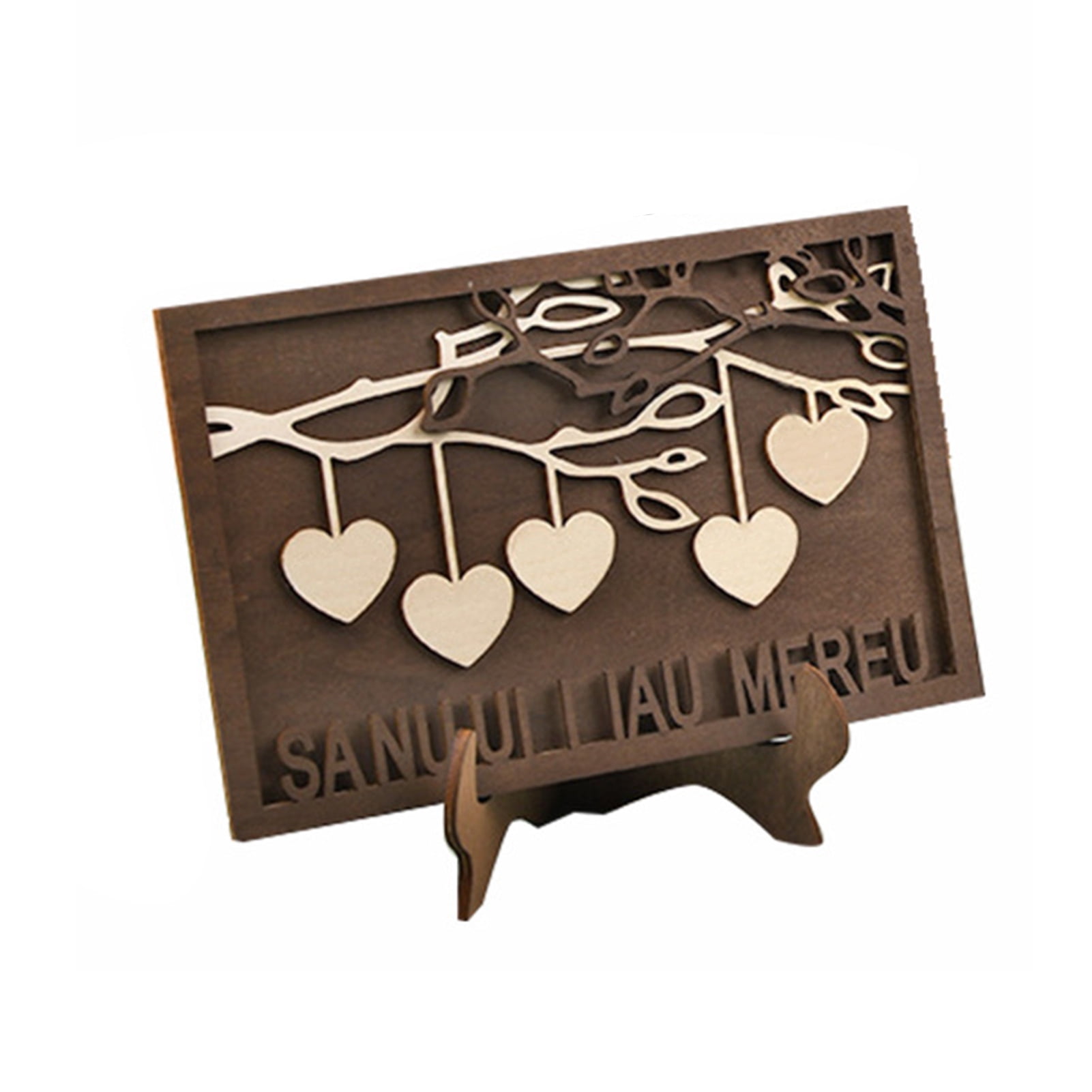 Hesroicy Desktop Ornaments Tree of Life Design Clear Printing Frame ...