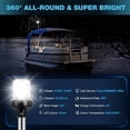 LED Marine Boat Stern Light with Enhanced Brightness, 360° Coverage ...