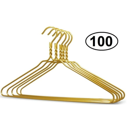 Beautiful Gold Aluminum Metal Coat Hangers Heavy Duty Suit Hangers ...