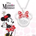 Minnie Mouse April Birthstone Silver Plated Shaker Pendant Necklace, 18 ...
