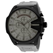 Diesel Men's Rasp Chronograph Leather Grey Dial Watch DZ4467 - Walmart.com
