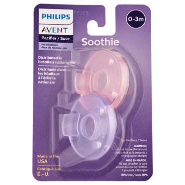 Philips AVENT Soothie Pacifier, Green, 0-3 Months, 2 Count - Walmart.com