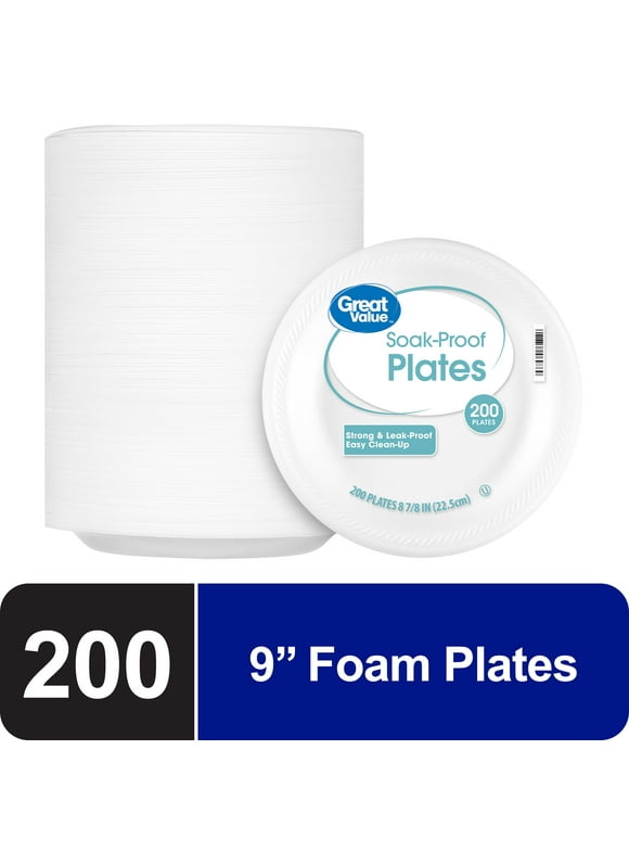 Foam Plates in Disposable Tableware - Walmart.com