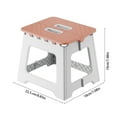 EDHITNR Folding Stool, Portable Foldable Chair with Non-Slip Base ...
