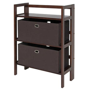 Ltd Solid Wood 3-Tier Folding Bookcase - Stackable & Portable Storage ...