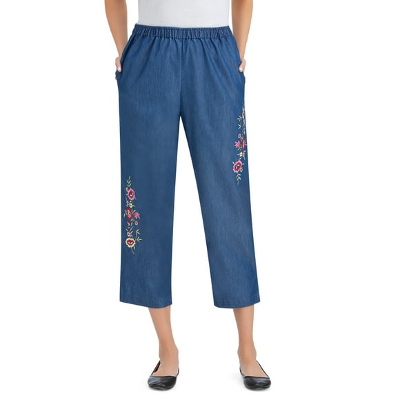 Elastic Waist Capris