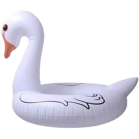 Giant Inflatable Swan Pool Float,Kids&Adult Beach Floaty Summer Toy ...