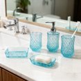4 Piece Bathroom Organizers Set Ventilated Base Design Grade Acrylic ...