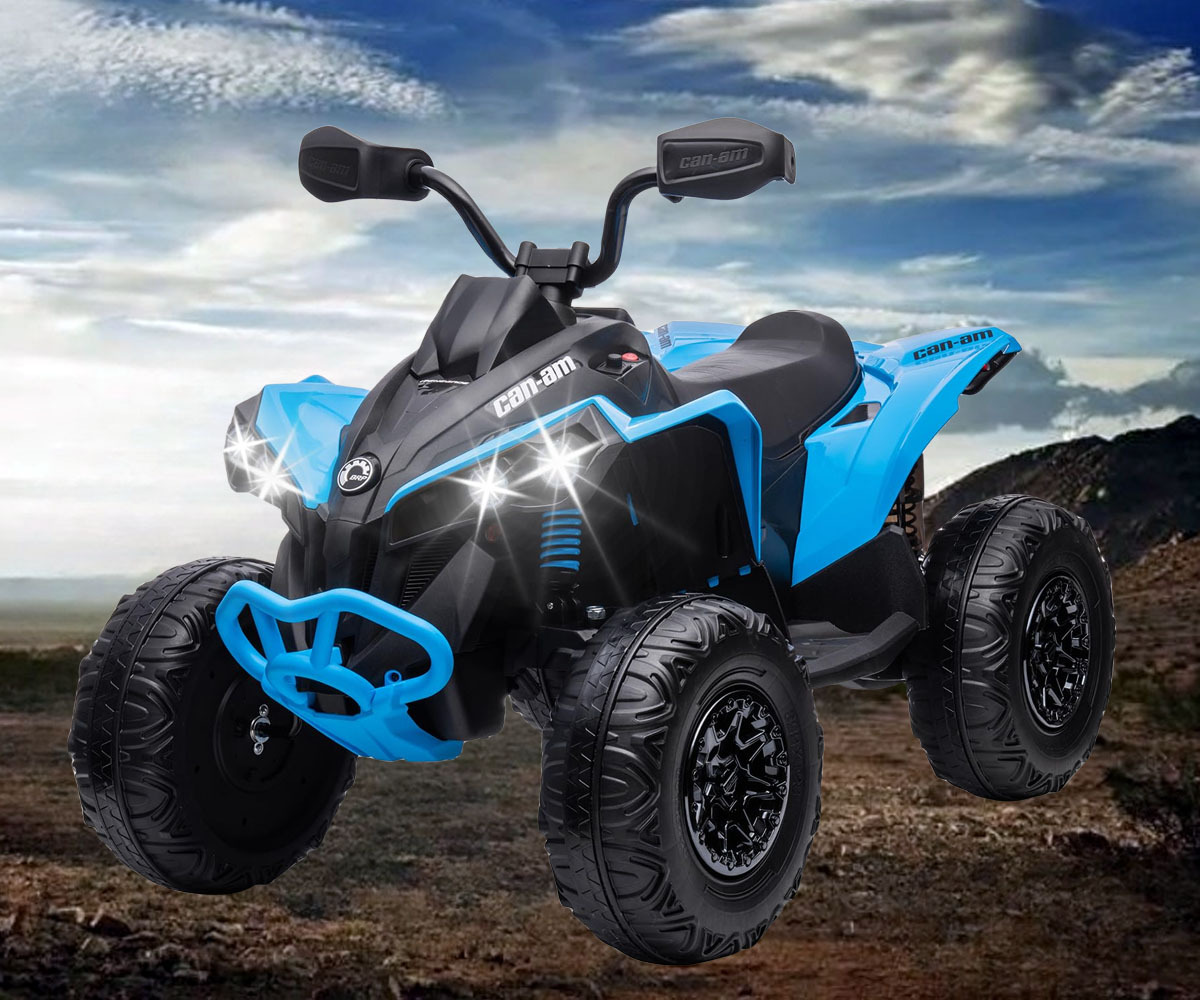 WhizMax Kids ATV 12V Ride on Toy Car Bombardier Licensed BRP Can-am 4 ...