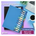 Better Office Products 24-Pocket Expandable File Folder, Letter Size ...