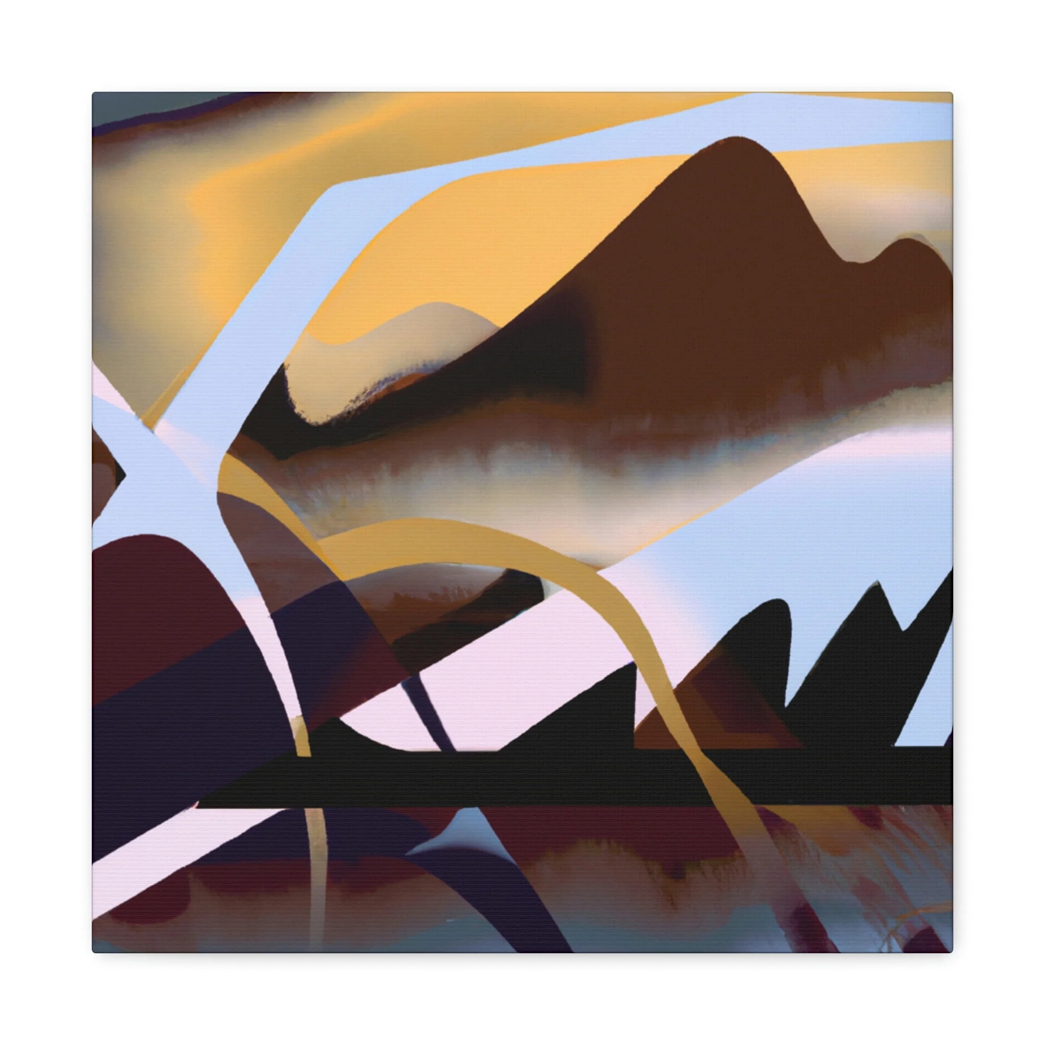 Mountain Reflections 1940 - Canvas - Walmart.com