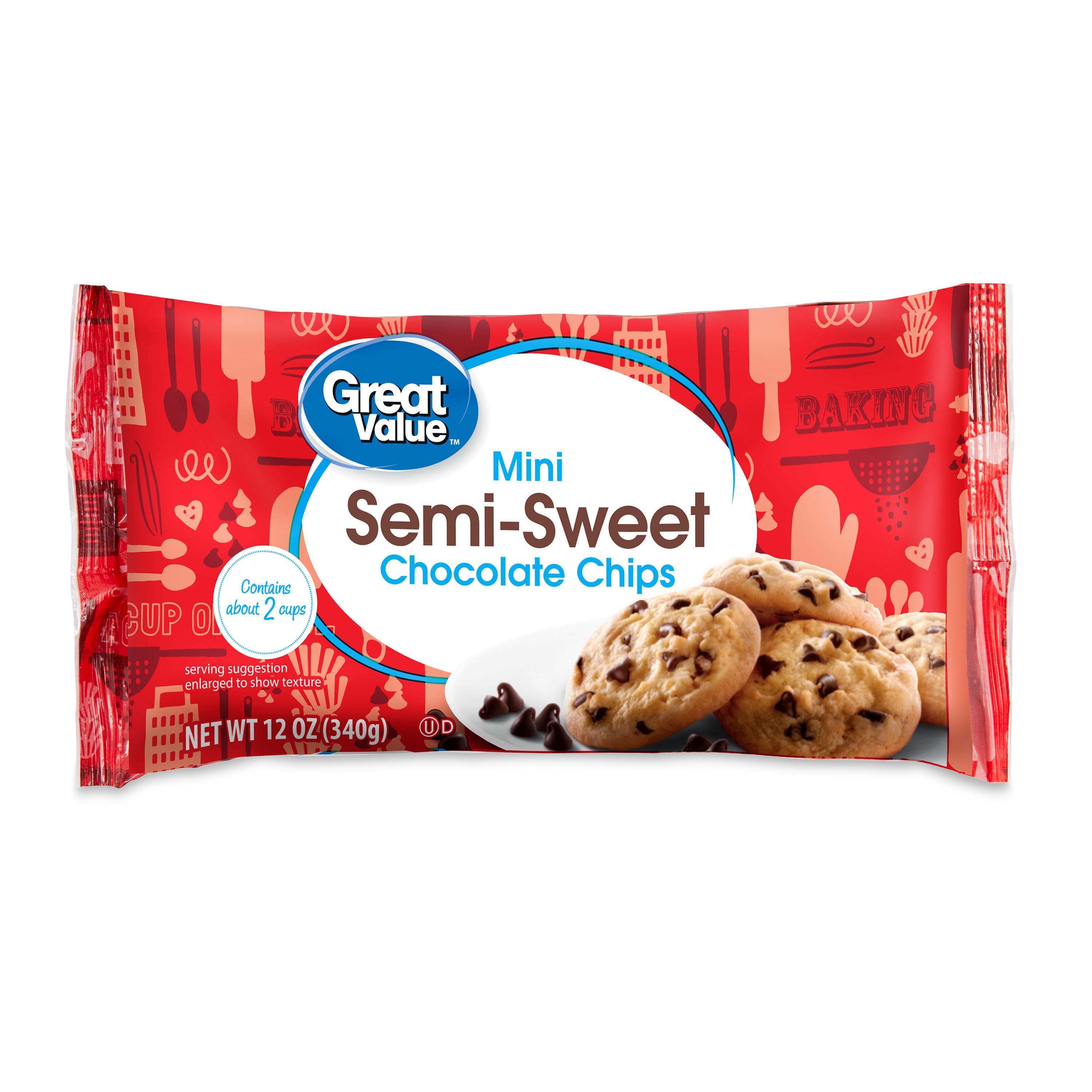 Great Value Mini Semi Sweet Chocolate Baking Chips 12 Oz Bag Walmart Great Value Mini Semi Sweet Chocolate Baking Chips 12 Oz Bag Walmart