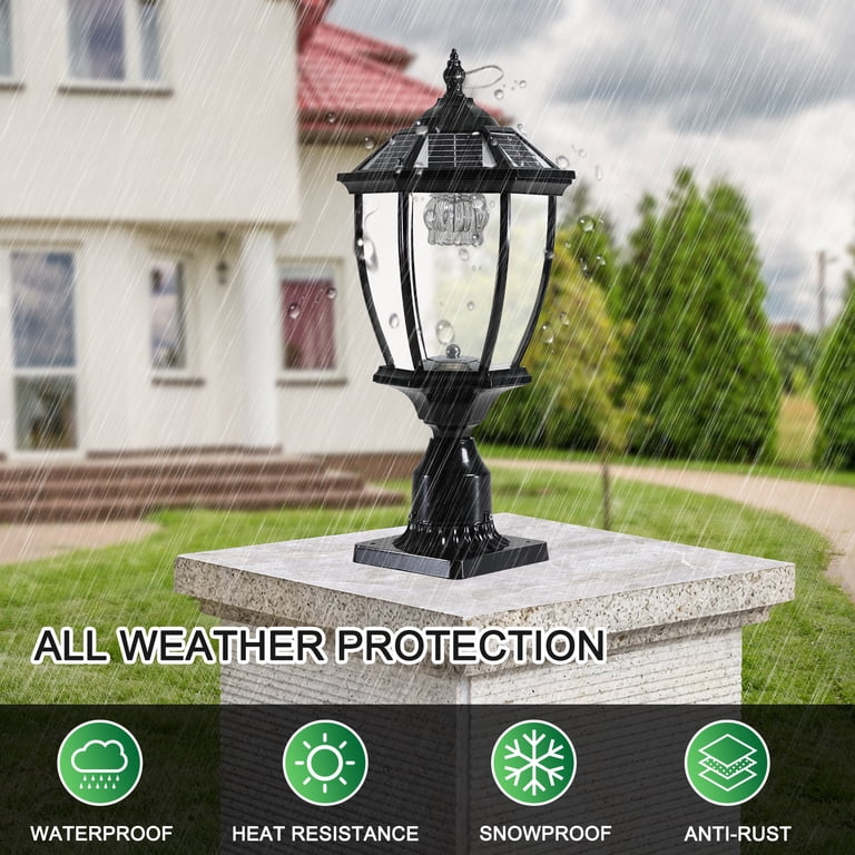Photocell Light Black Solar Photocell Light Sensor