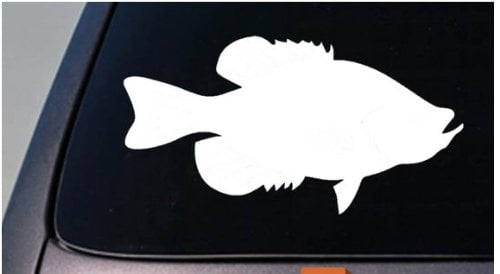 "Crappie 6" sticker decal ultra light bait fishing rod reel lure *D691 ...