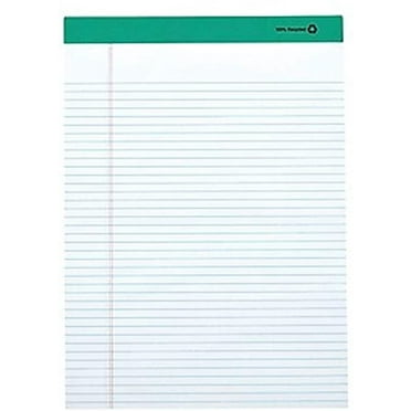 DPS by Staples Notepads Letter Sized (8.5" x 11.75") White 12/PK 814000 ...