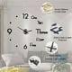 GustaveDesign Frameless Large 3D DIY Wall Clock, Modern Design Creative Mute Wall Clock for Home ...