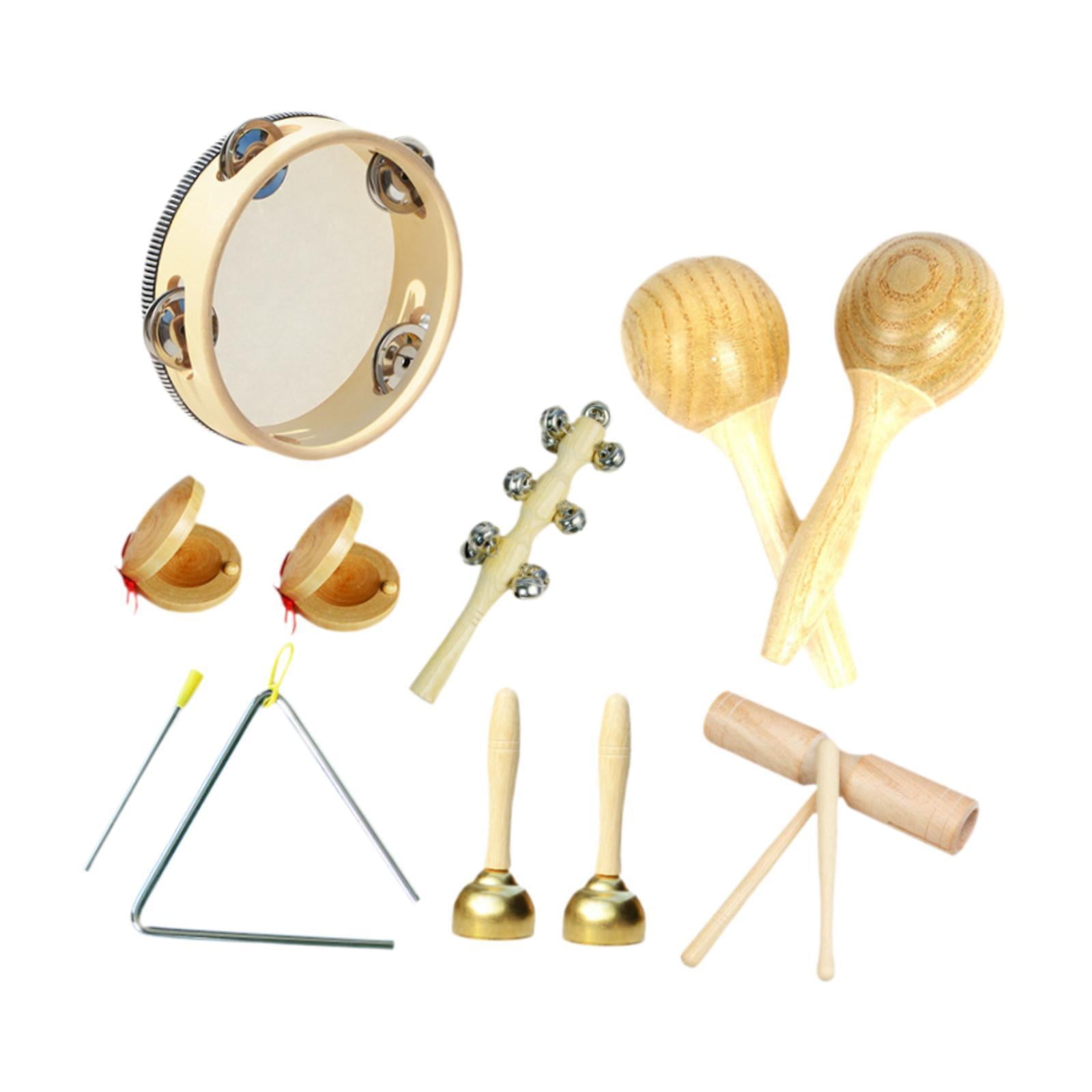 Juego de instrumentos musicales para niños pequeños, instrumentos de ...