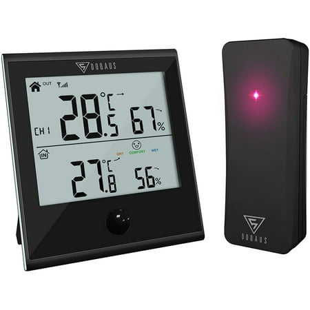 Thermometer Indoor Outdoor Digital, Wireless Room Thermometer ...