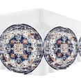 Bohemian Circular Bed Skirt Bed Skirts King Size 16 Inch Drop, Vintage ...
