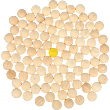 KOHAND 25 Pack 2 inch Round Wooden Balls, Natural Small Wood Craft ...