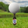 "D 6 Pack Golf Tees, Beer Bottle Design, Durable Recyclable Plastic ...