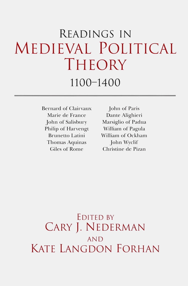 Pre-Owned Readings in Medieval Political Theory: 1100-1400 (Hackett ...