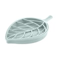 3 Pack Leaf-Shaped Soap Dish Set, 2-Tier Soap Holder Drain Rack, Leaf ...
