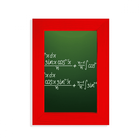 Math Kowledge Cosine Integral Formula Picture Display Art Red Photo ...