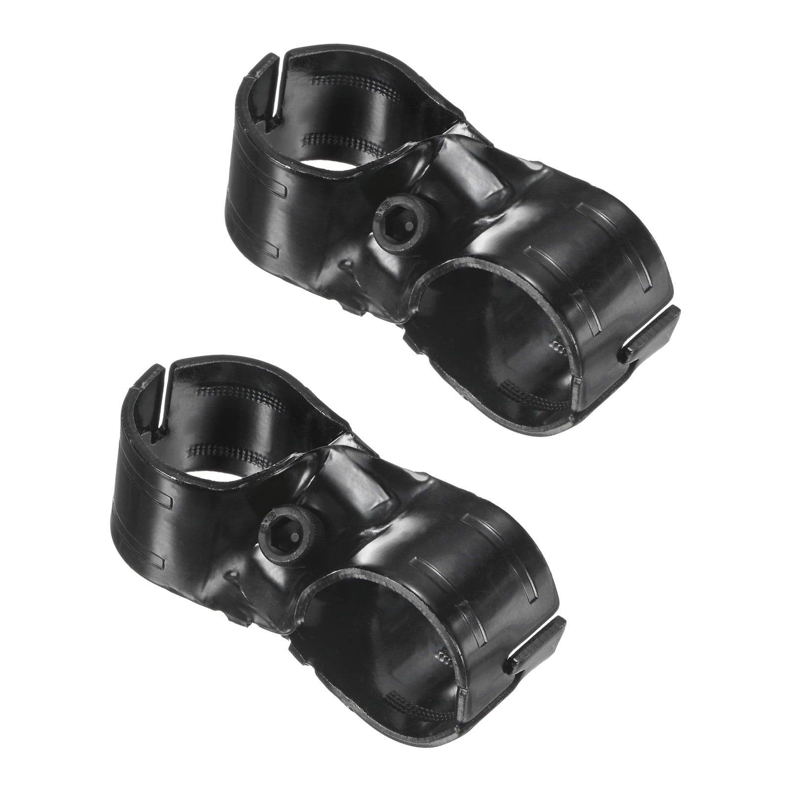 Uxcell 2-Pack Conector de Tubería Estructural, Abrazaderas de Tubería de Rejilla Cruzada ...