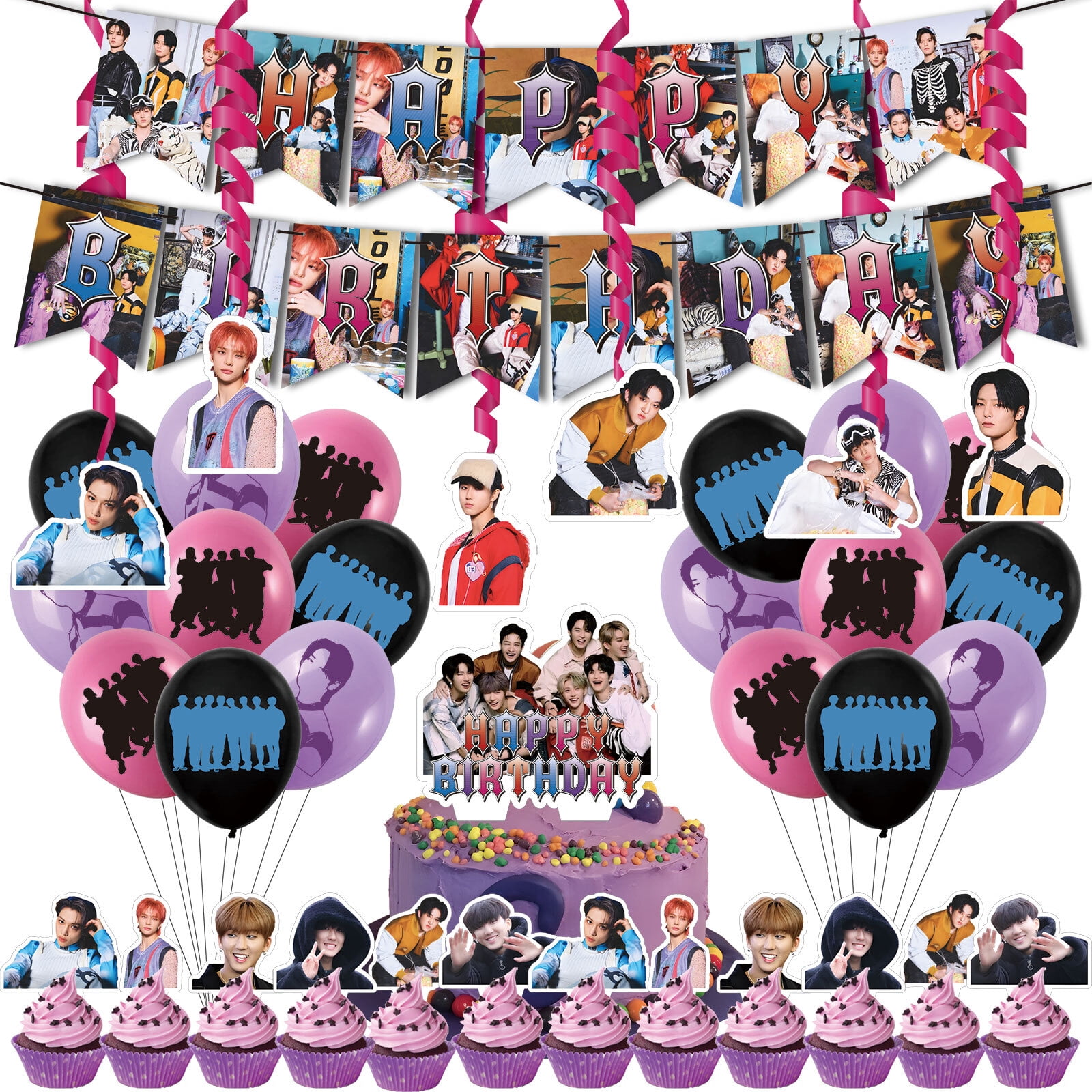 Click here for Iljdgqiaq 38pcs For Stray Kids Birthday Party Deco... prices