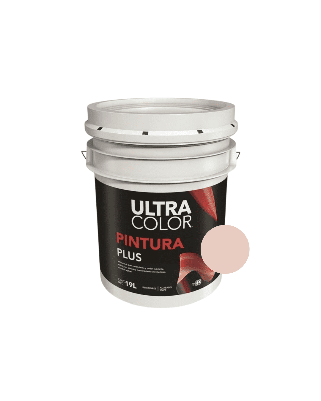 Cubeta De Pintura Vinilica Acrilica Lavable 19 Litros - Color Rosa ...