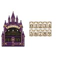 Castle Shape 2D Wooden Reading Timer Desktop Ornament - Counter ...