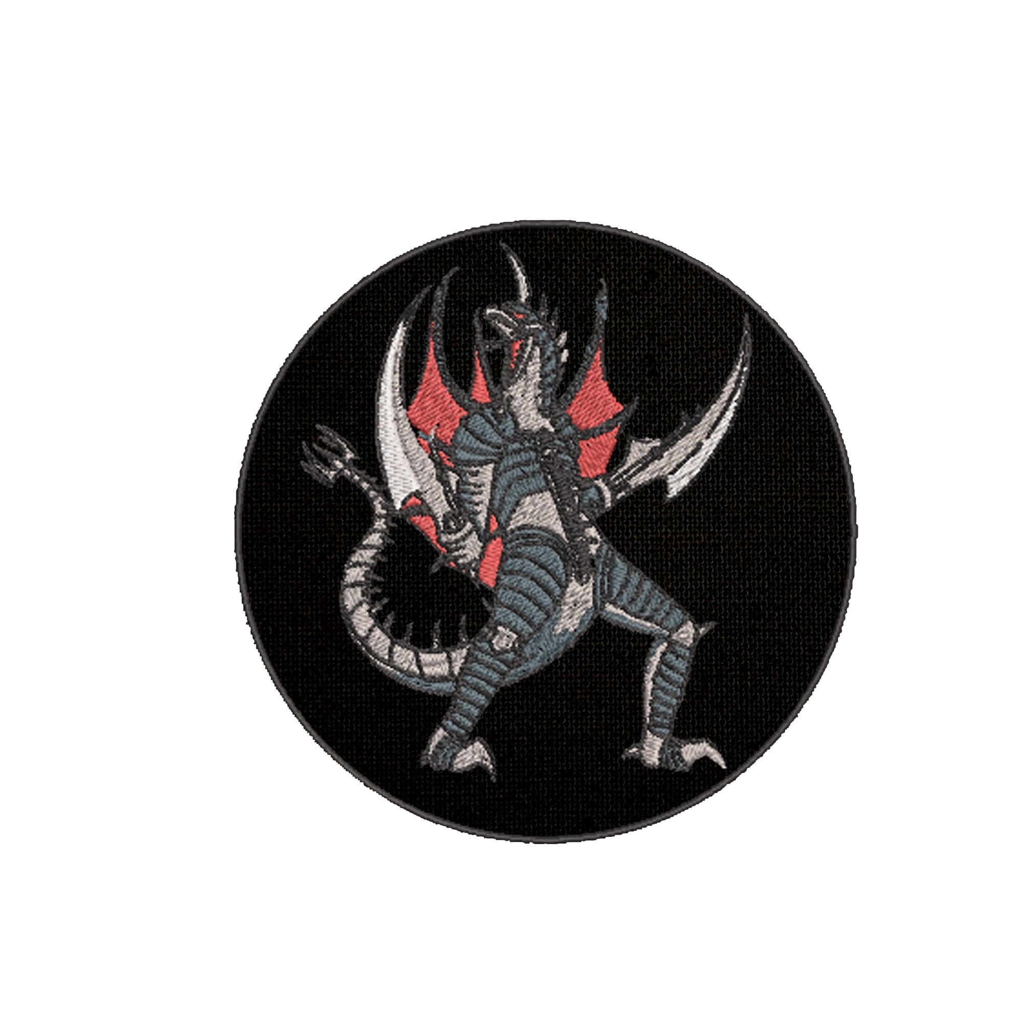 Godzilla King of The Monsters Gigan Embroidered Patch Iron-On Applique ...