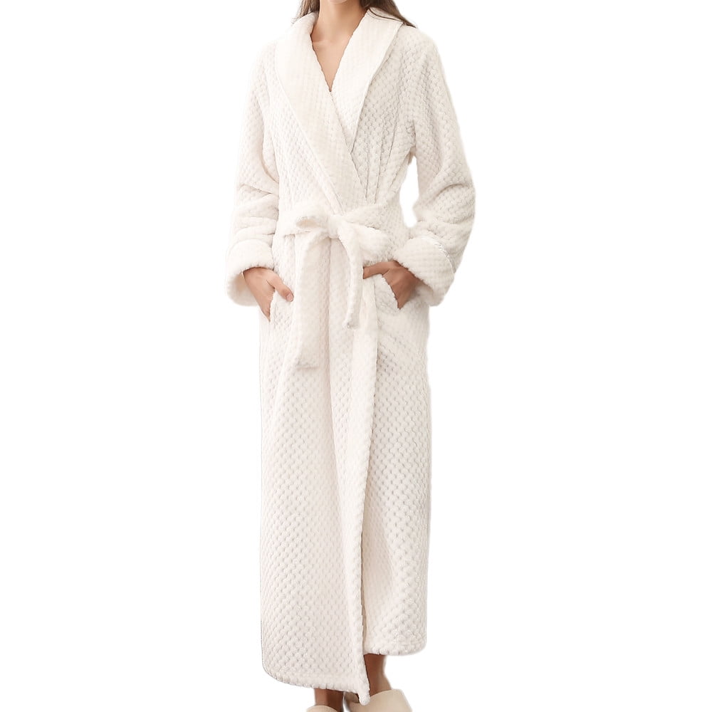 Click here for Unbranded Womens Winter Lengthened Bathrobe Home C... prices