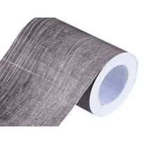 MOYISHI 10Meters Gray Wood Wallpaper Border Peel & Stick Wall Covering ...