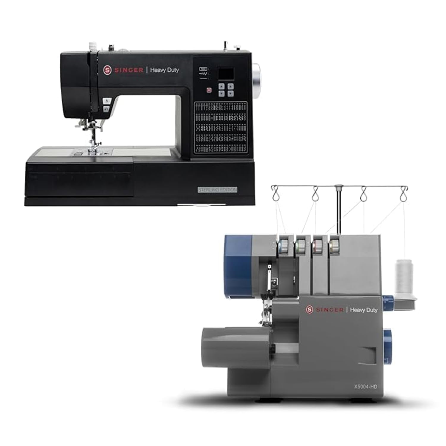 Máquina de Coser y Overlock SINGER Heavy Duty 6600C & X5004-HD | Bodega ...