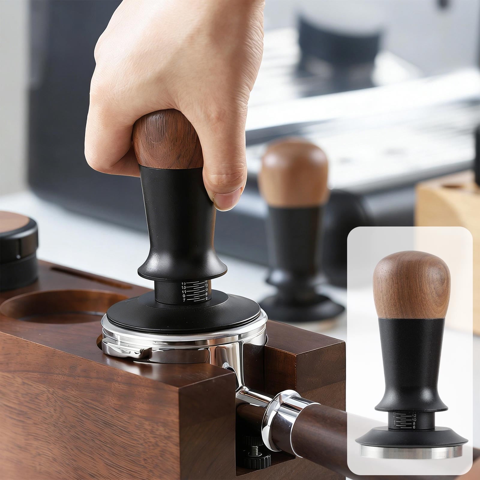 Click here for Jiaeri Professional Spring-Loaded Coffee Tamper Wi... prices