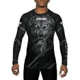 Raven Fightwear Men's Nordic Wolf Warrior Ulfhedinn 2.0 BJJ Rash Guard ...