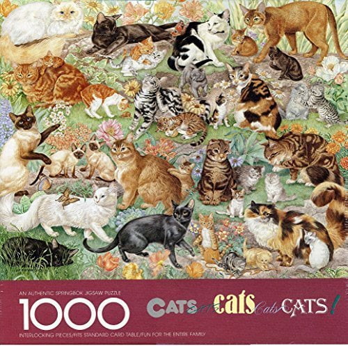 Springbok - CATS cats Cats cats CATS! - Jigsaw Puzzle - 1000 Pc ...
