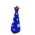 Patriotic Blue Star Tree Figurine, 4th of July Independence Day ...