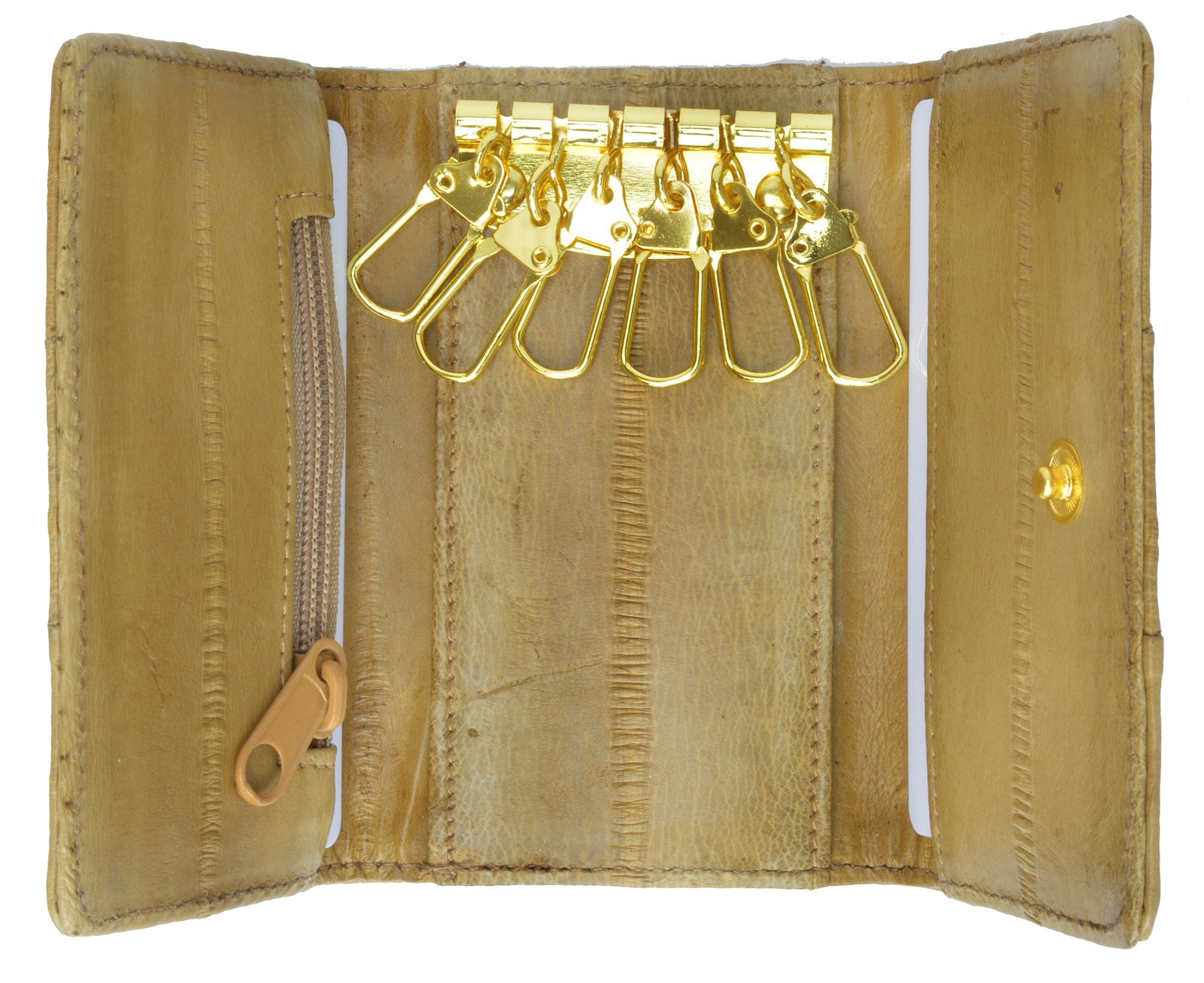 Eel Skin Soft Leather Key Case Wallet E 312 - Walmart.com