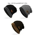 relayinert Foreign Trade Labeling Knitted Cap Velvet Wool Cap Winter ...