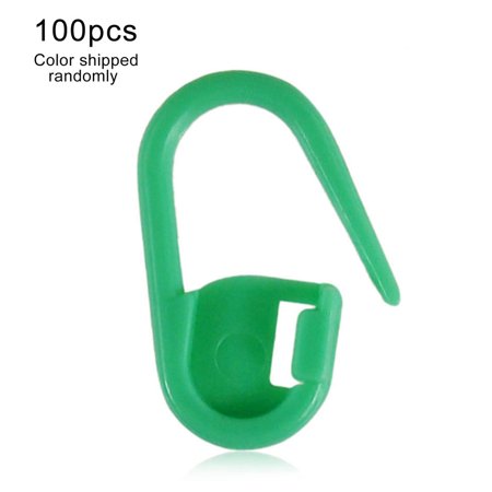 Plastic Knit Crochet Lock Stitch Needle Clip Markers Holder Small Pin ...
