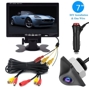 Pyle PLCM7500 7" LCD Rearview Car Backup Camera and Monitor Reverse ...