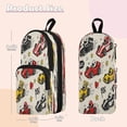 Backpack Pencil Case, 3 Compartment Large Capacity Oxford Fabric Pencil ...
