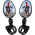 2 Pack Bicycle Mirrors Universal Mini 360 Rotaty Rear View Camera ...